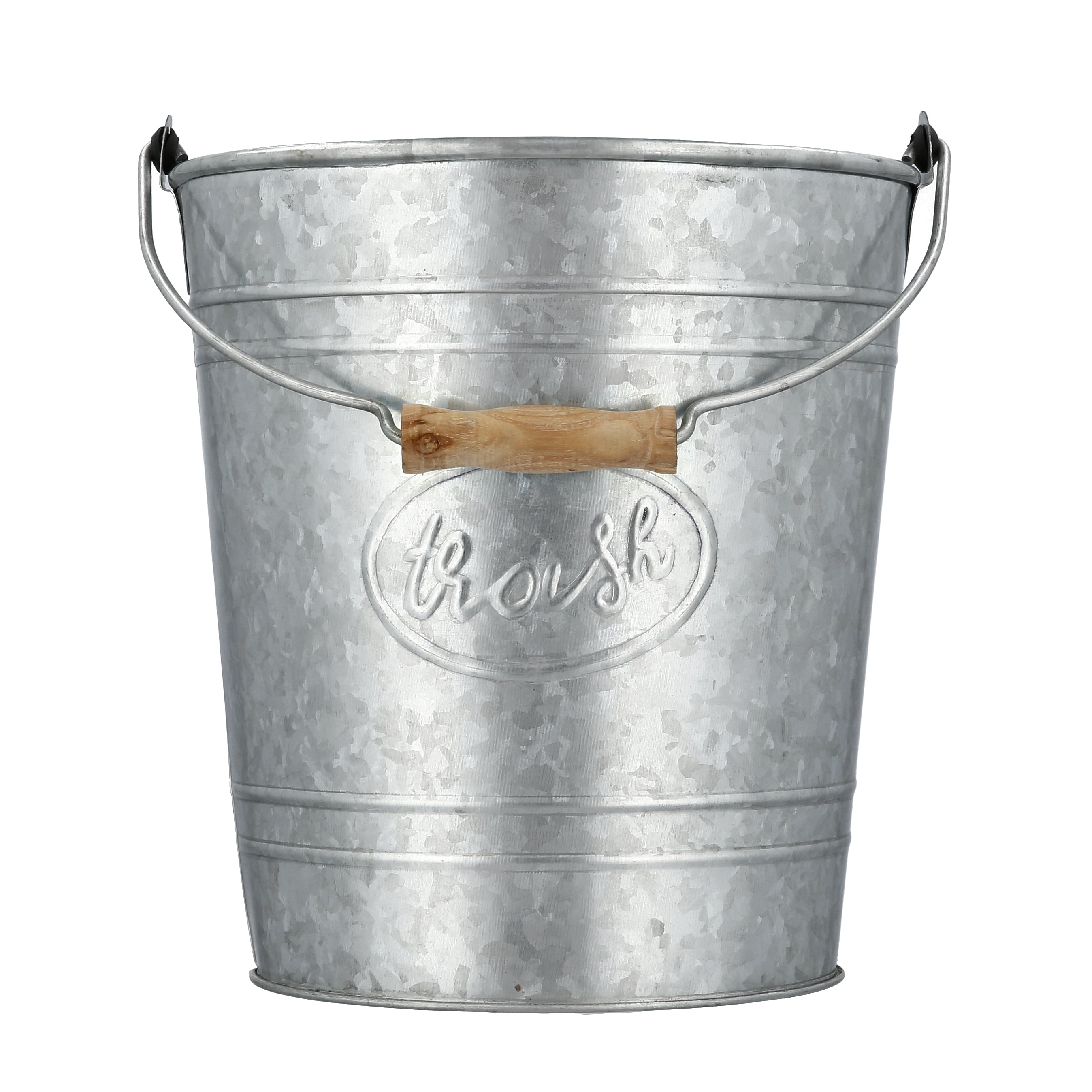 Galvanized Trash Pail – Autumn Alley